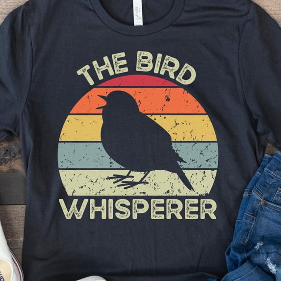 Bird Whisperer TShirt Funny Bird Watching Gift Ornithology Tee ...