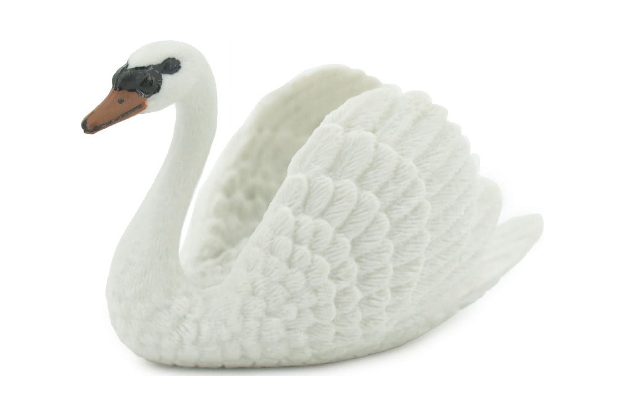Bird, White Swan, Mute, Museum Quality, Hand Painted, Rubber bird ...