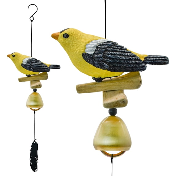 Bird Wind Chimes, Metal Wind Bell Pendent for Outside Hanging Wind ...