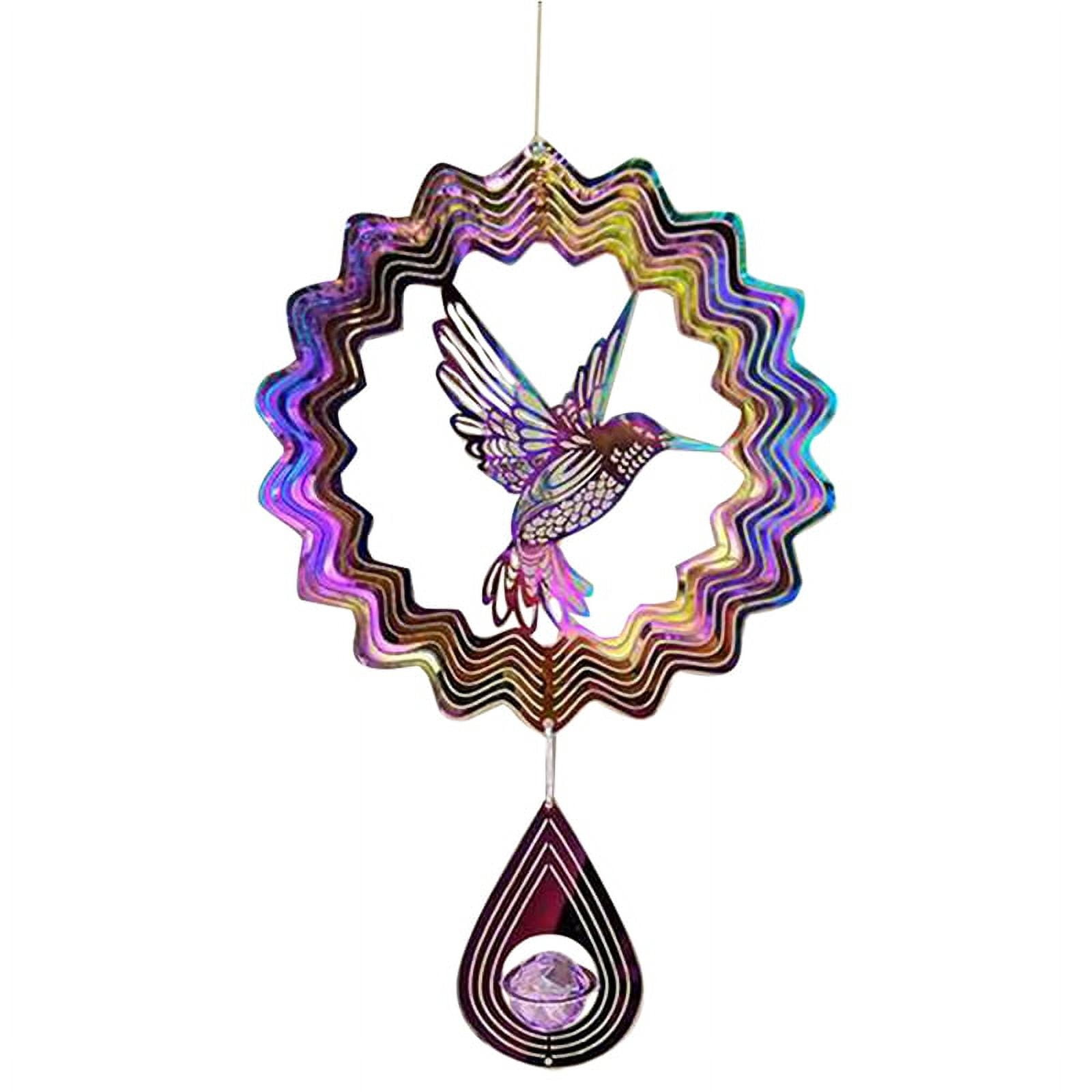 Bird Wind Spinner Hanging Garden Decoration 6 Inch Wind Spinner Outdoor ...