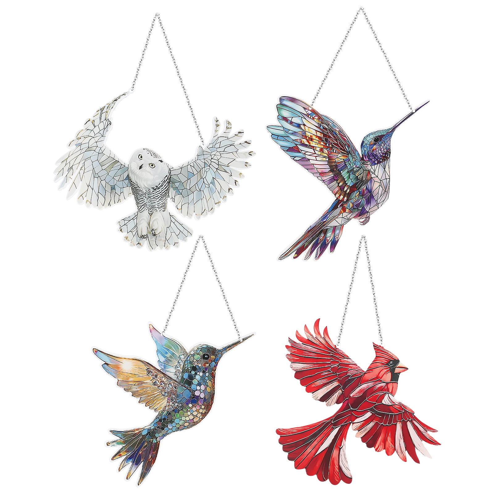 Bird Window Hanging Suncatcher Solid Exquisite Bird Sun Catchers ...