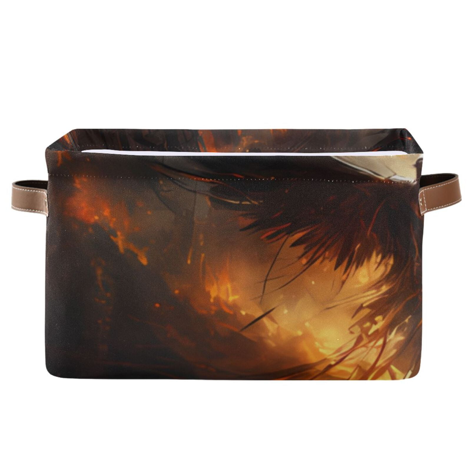 Bird Wings Fire Houses Storage Bins Baskets With Handles Storage Box ...