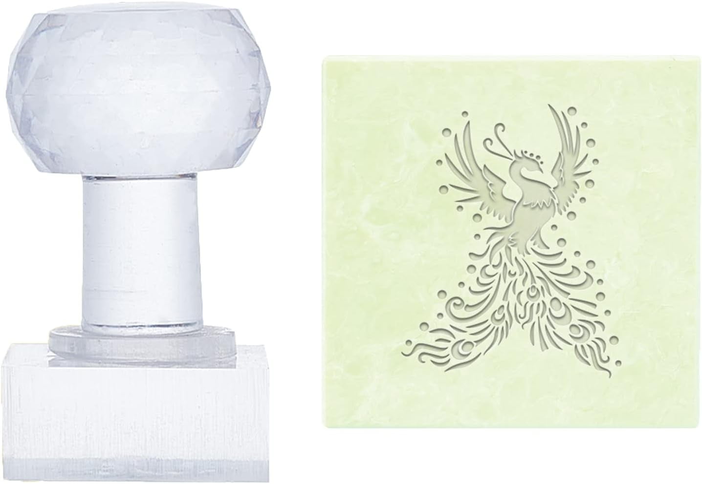 Bird of Wonder Soap Stamps Handmade Soap Stamp with Handle Soap ...