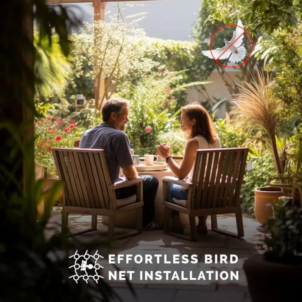 Bird-X Bird Netting Mounting Clips, Make Installing Bird Netting Easy ...