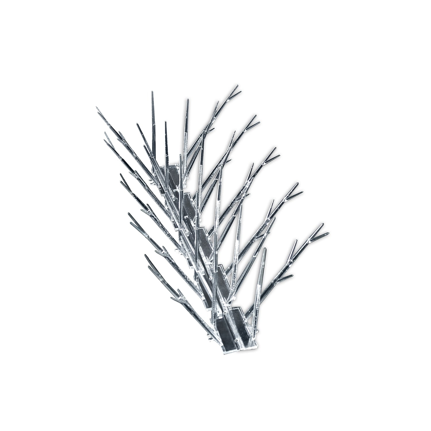 Bird-X Original Clear Plastic Bird Spikes Permanent Bird Repellent 100 ...