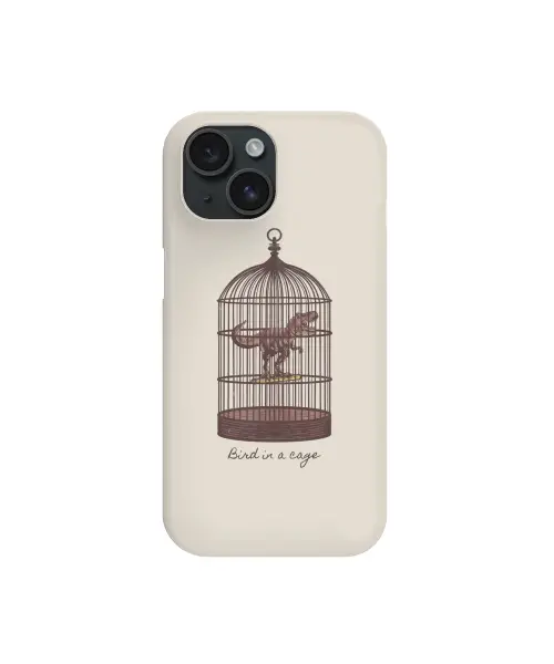 Bird in A Cage Trapped Nature Freedom Phone Case for iPhone 16 15 14 13 ...