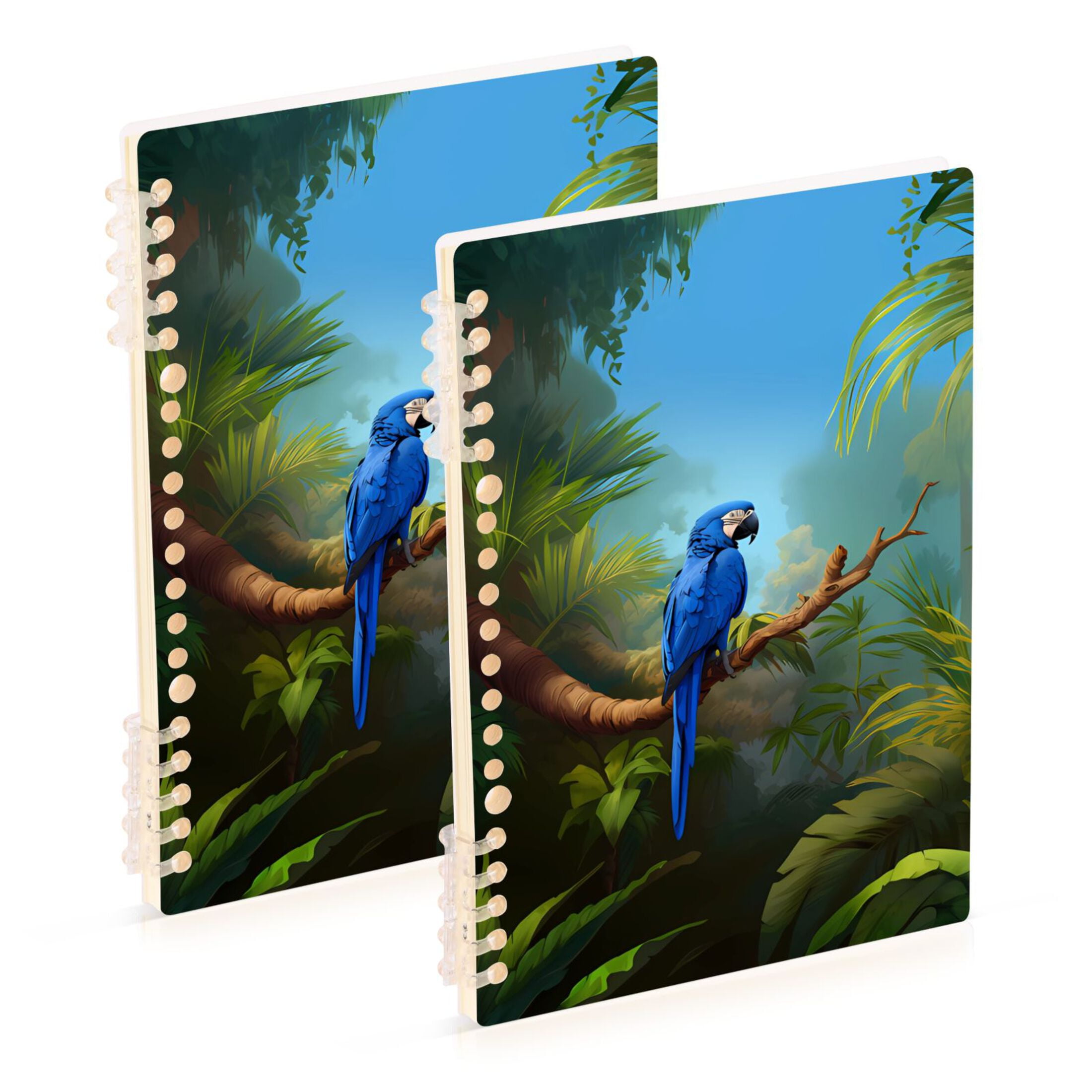 Bird in Branch Trees Forest Ring Binder Notebook Journey Note Diary ...