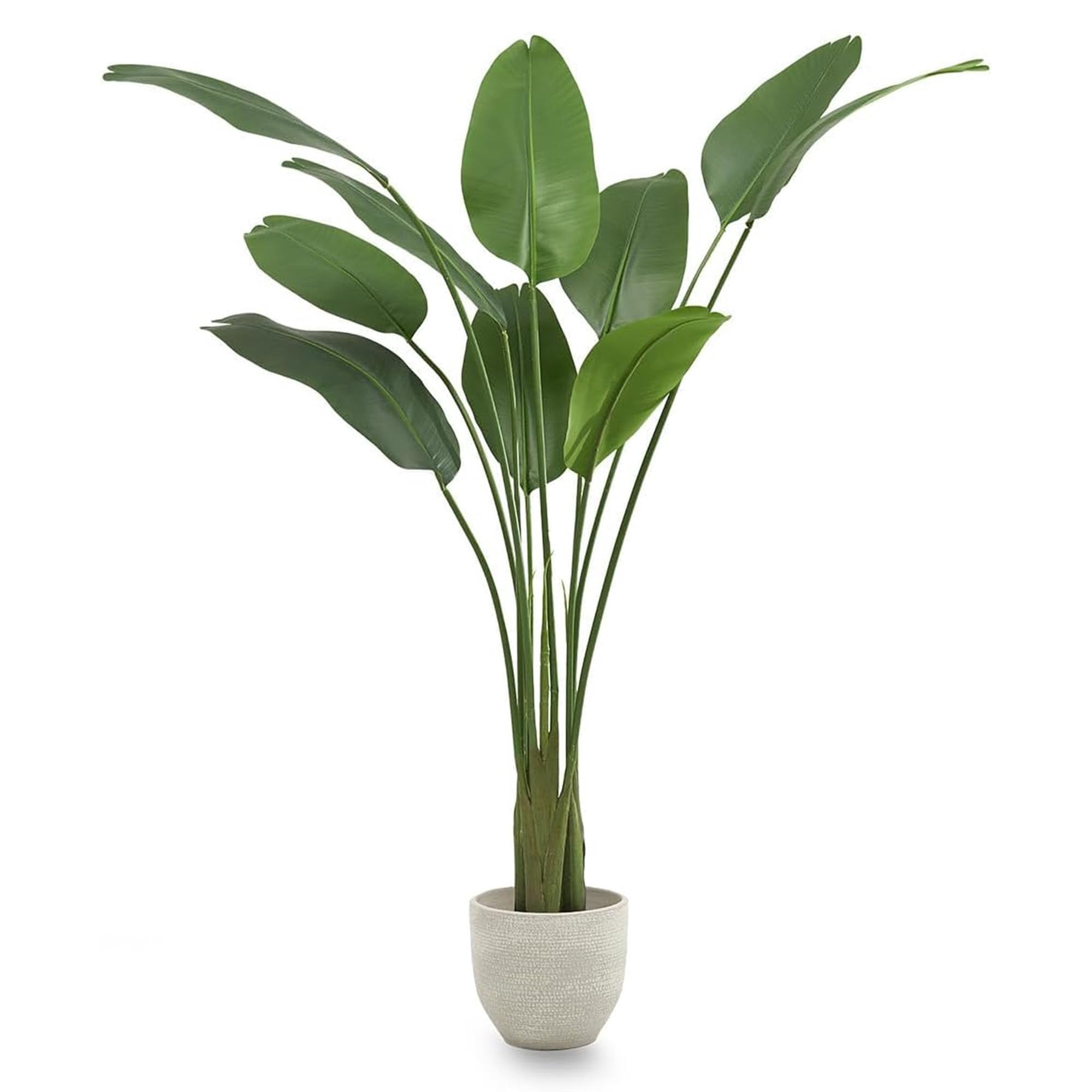 Bird of Paradise Fake Plant 6 Feet Tall, Artificial Tropical Tree for ...