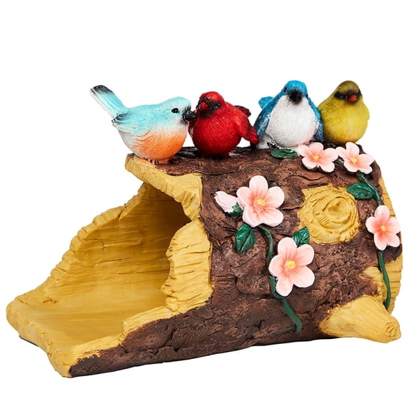 Down Spout Cover Wood Log With Butterflies Or Birds - Walmart.com