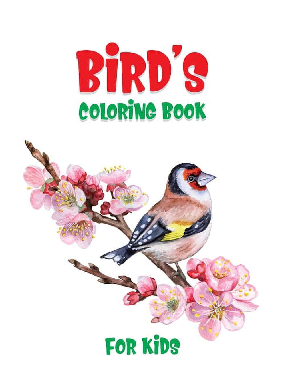 Bird's Coloring Book For Kids: A Unique Collection Of Coloring Pages ...