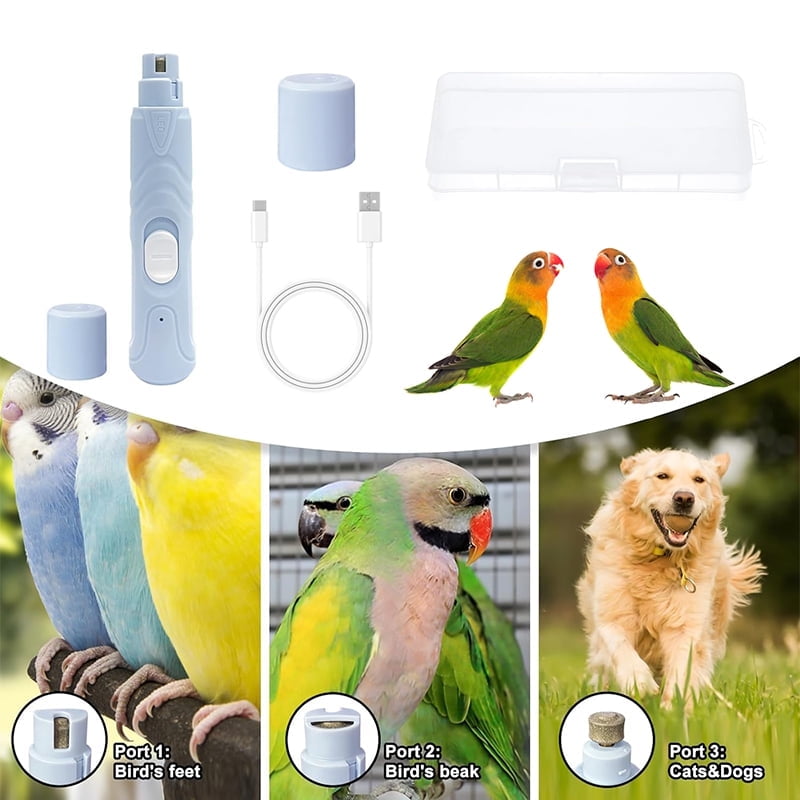 LYML.E1 Parrot Nail Grinder Bird Beak Grinder Silenced Bird Nail File ...