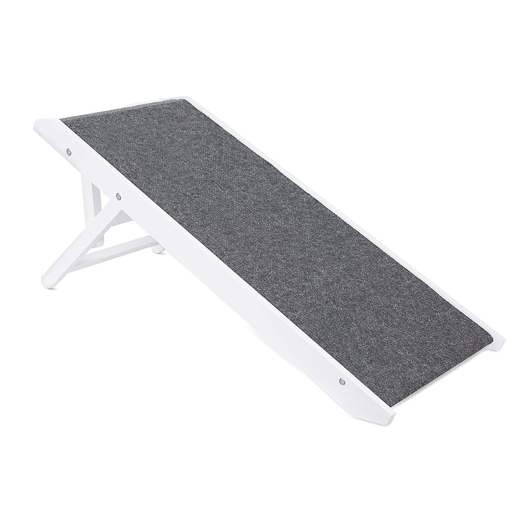 BirdRock Home Adjustable 13"" Folding Doggie Pet Ramp - White, Paw ...