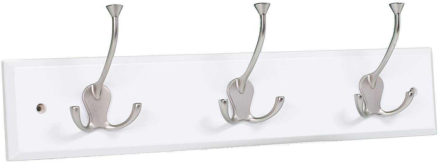 BirdRock Home Tri Hook Coat Rack - 3 Hooks - Wall Mount Hat Rack ...