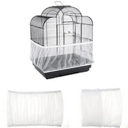 Ywlanda Bird Cage Seed Catcher: Nylon Mesh Net Cover for Parrot ...
