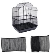 BUTORY Adjustable Bird Cage Cover Universal Birdcage Nylon Mesh ...