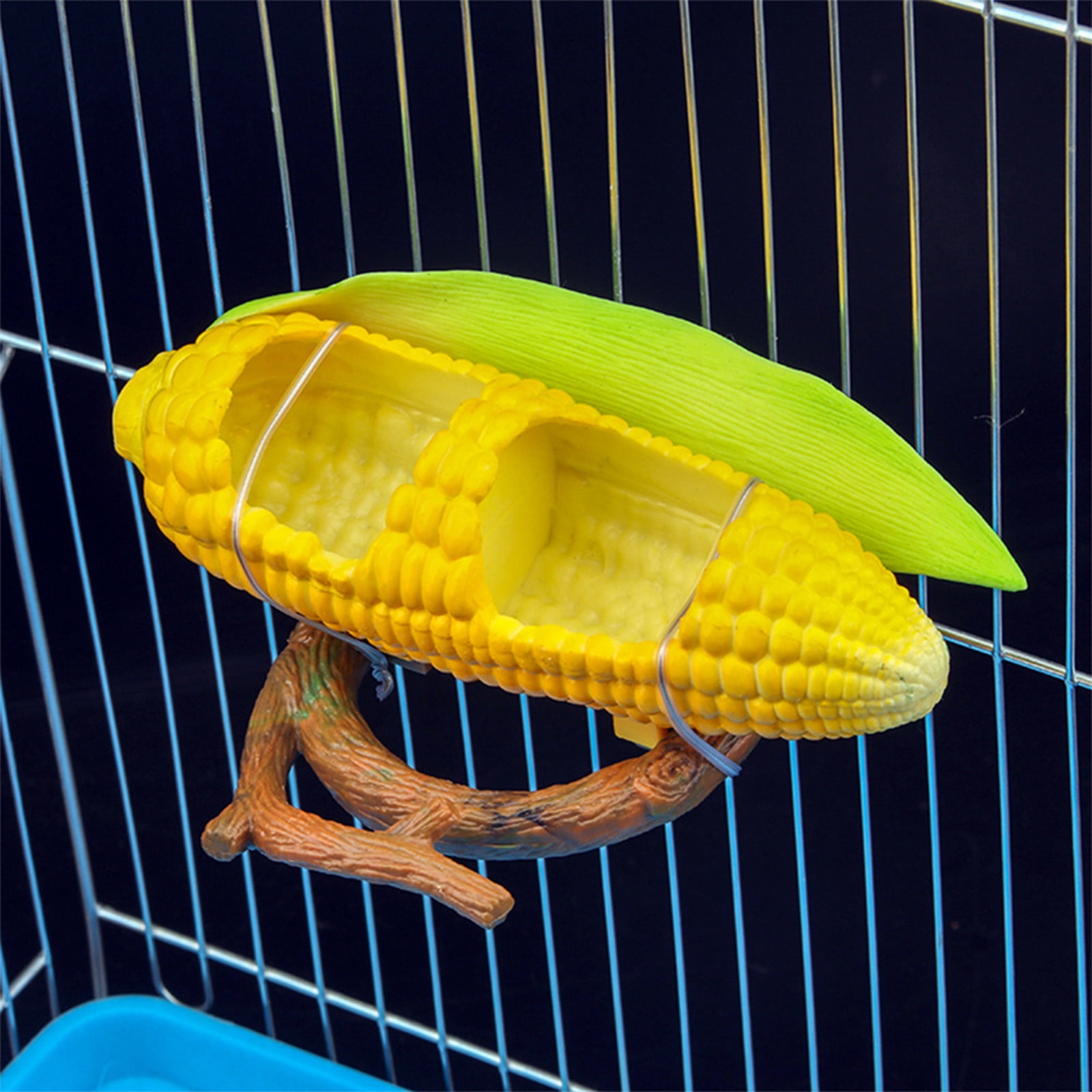 Birdcage Feeder, Spill Proof Bird Food Cup, Plastic Cage Feeding Box ...