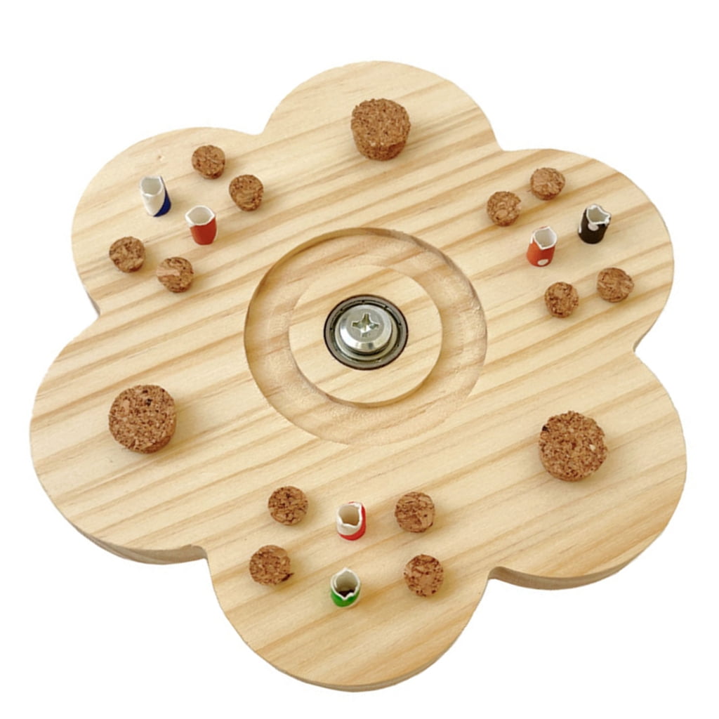 Birdcage Grinding Toy Rotating Puzzle Block Parrots Cage Toy Lovebirds ...