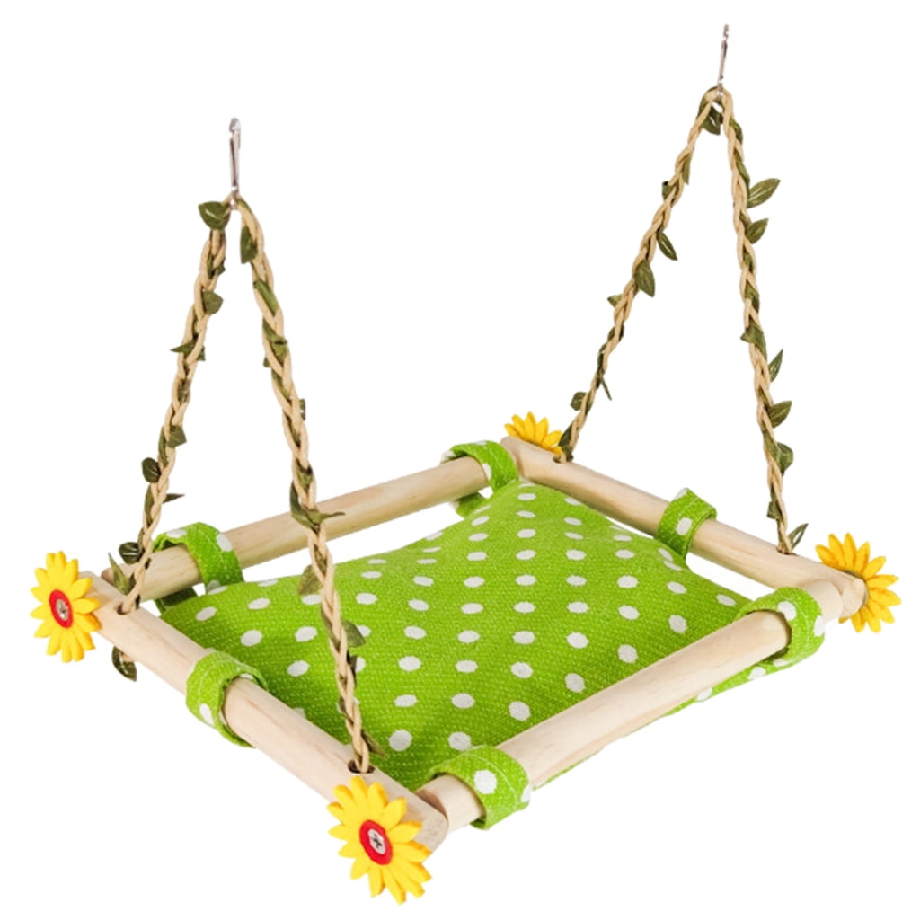 Birdcages Swing Bed for Parrot Hangable House for Small Bird Lovebirds ...
