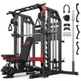 Multi-Function 2000LB Smith Machine Power Cage, Home Gym Squat Rack ...