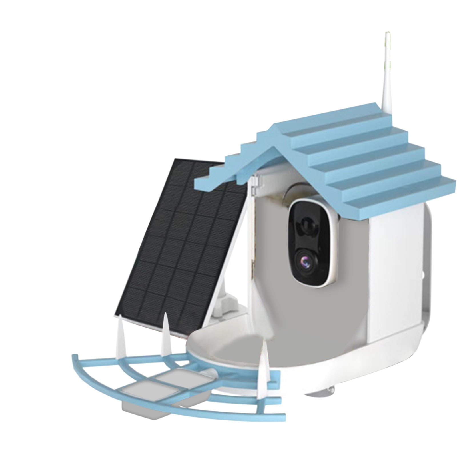 Birdfy Hummingbird Feeder with 2 Cameras Solar Powered - Dual Smart ...