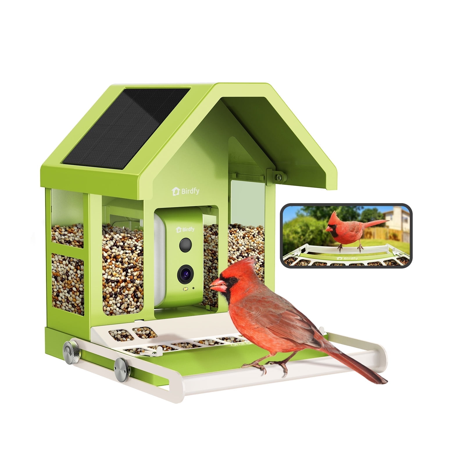 Birdfy Smart Bird Feeder with Camera, AI Identify 6000+ Birds, Auto ...