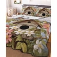 Birdhouse Vintage Queen Size Down Alternative Comforter, Lightweight ...
