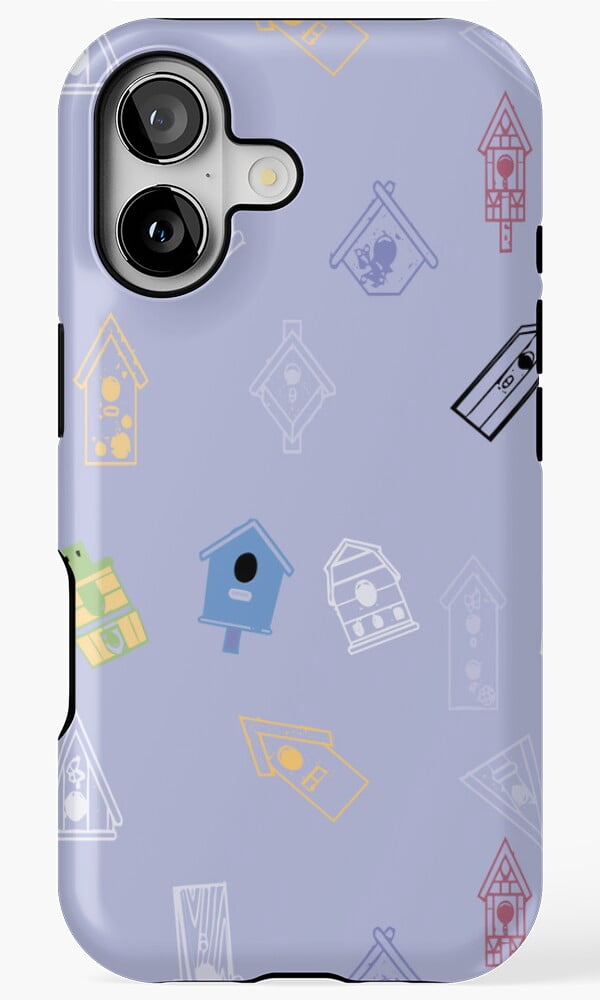 Birdhouses Garden Wildlife Phone Case for iPhone 11 12 13 14 15 16 17 ...
