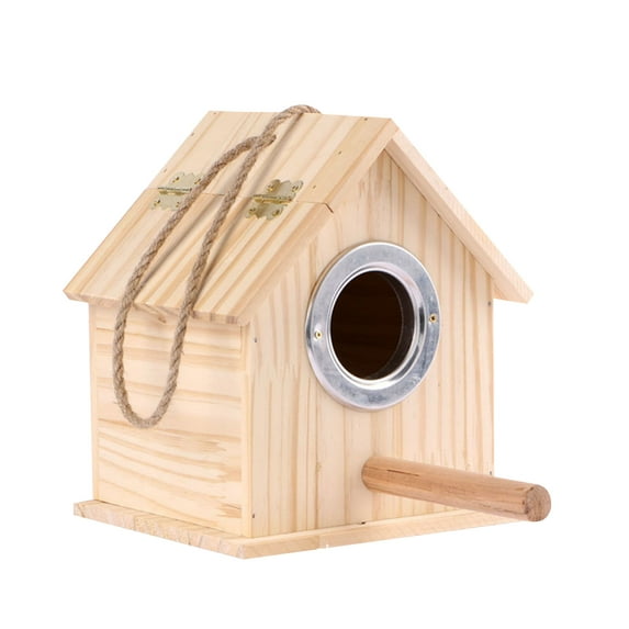 Birdhouses with Perch Parakeets Nest Box Bird Nesting House Breeding ...