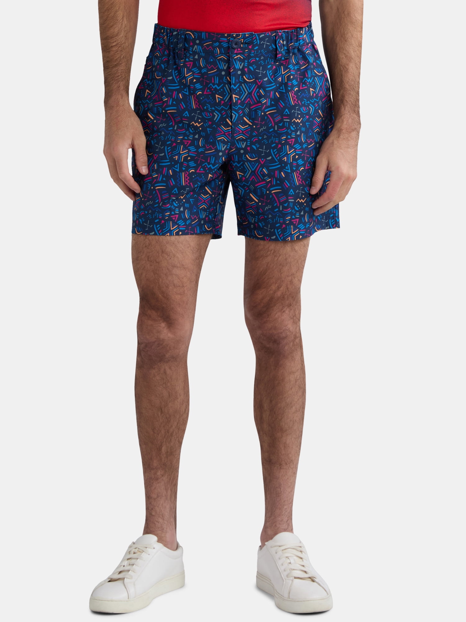 Birdie Bound Men's & Big Men's Golf Shorts, 6" Inseam, Sizes XS-3XL ...