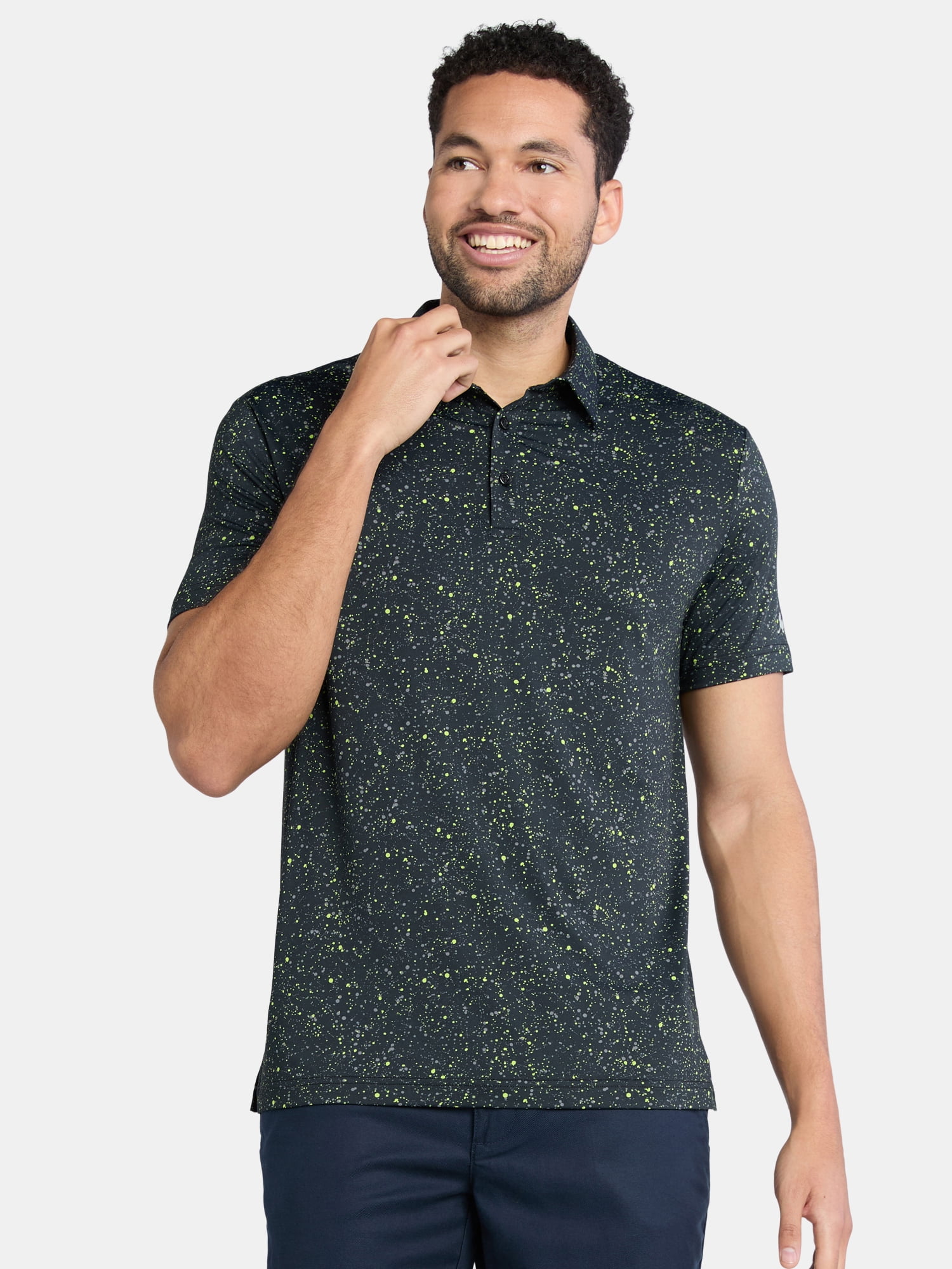 Birdie Bound Men's & Big Men's Novelty Print Golf Polo, Sizes S-5XL ...