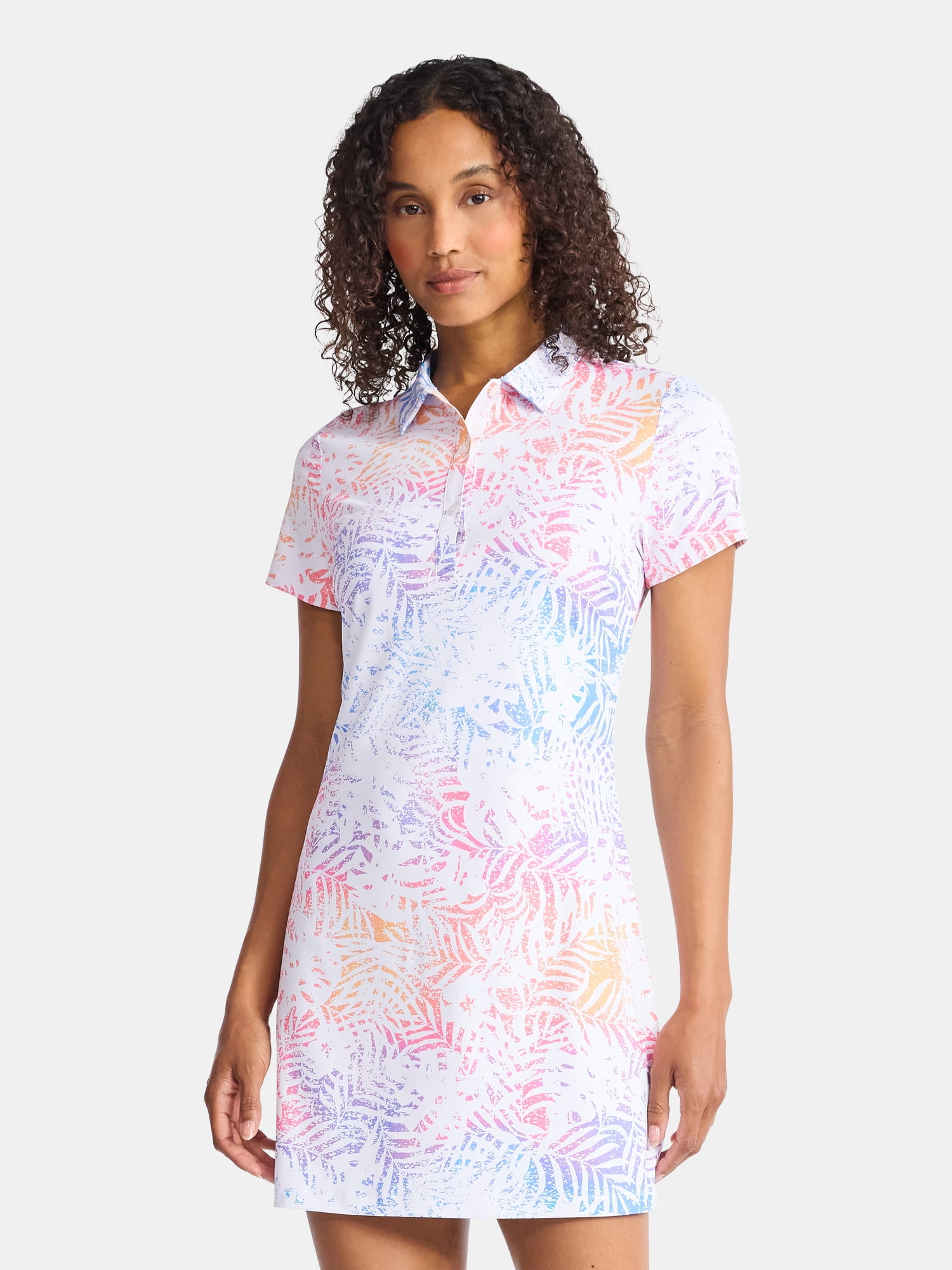 Birdie Bound Women’s Polo Dress with Short Sleeves, Sizes XS-XXL - Walmart.com