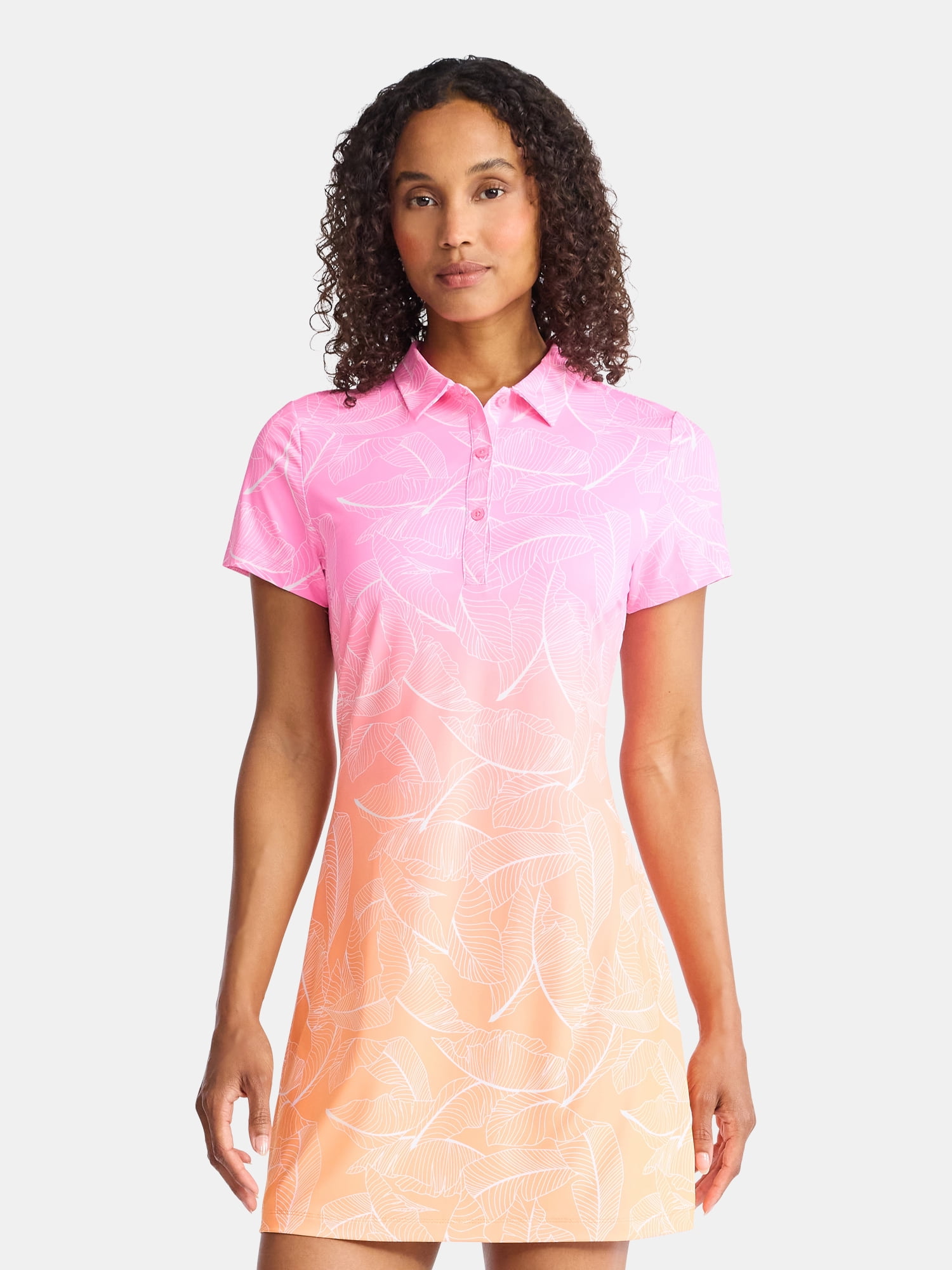 Birdie Bound Women’s Polo Dress with Short Sleeves, Sizes XS-XXL - Walmart.com