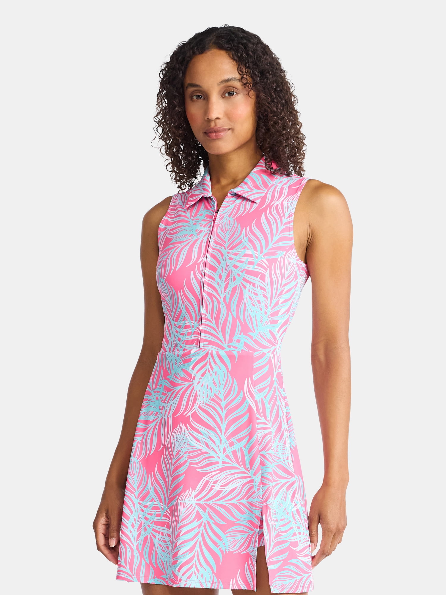 Birdie Bound Women’s Sleeveless Polo Dress, Sizes XS-XXL - Walmart.com