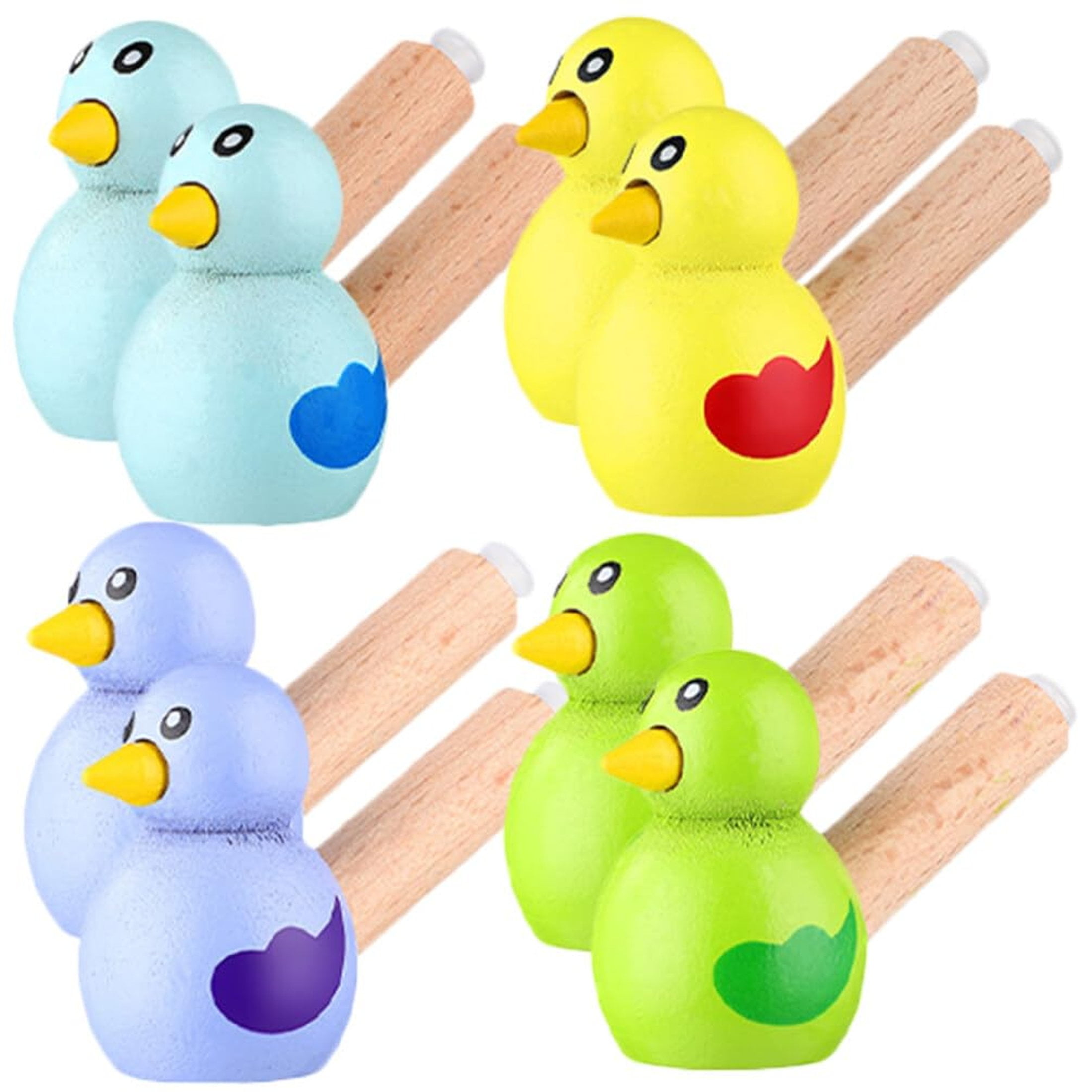 Birdie Whistle Set - Wooden Bird Call Toy Noisemakers for Kids ...