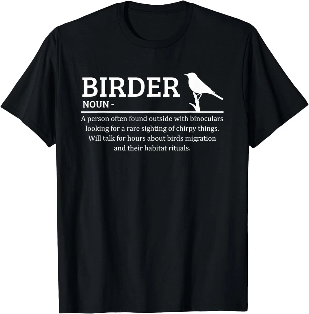 Birding Definition Funny Birdwatcher Noun Gift Nature Birding Unisex T ...