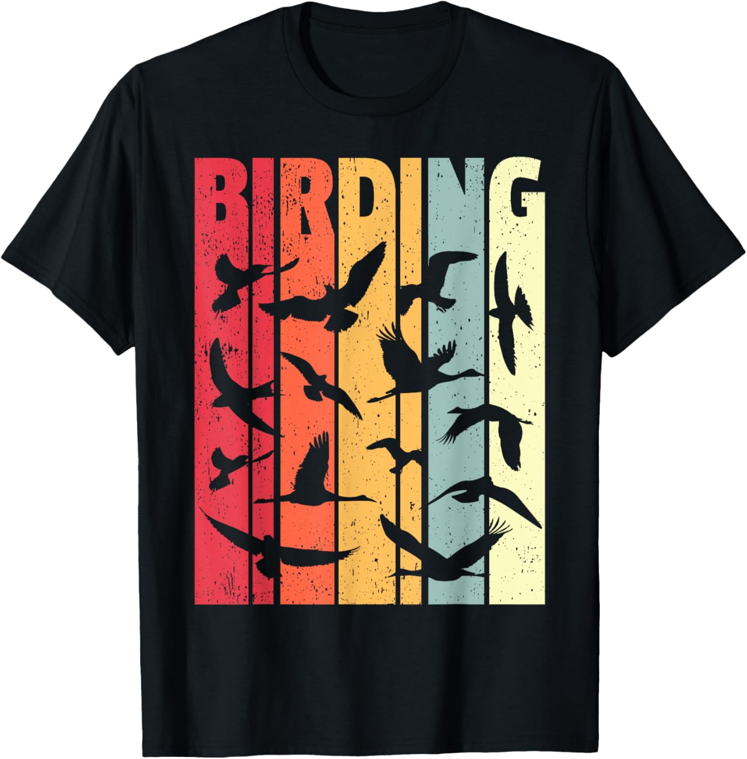 Birding Retro Birdwatcher Birder T-Shirt - Walmart.com