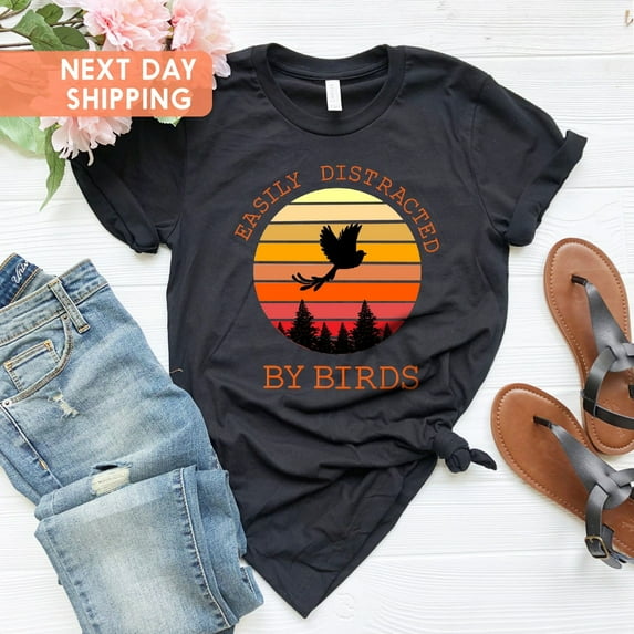Birding Retro Shirt, Bird Lover Shirt, Birdwatchers Gift Shirt, Birds ...