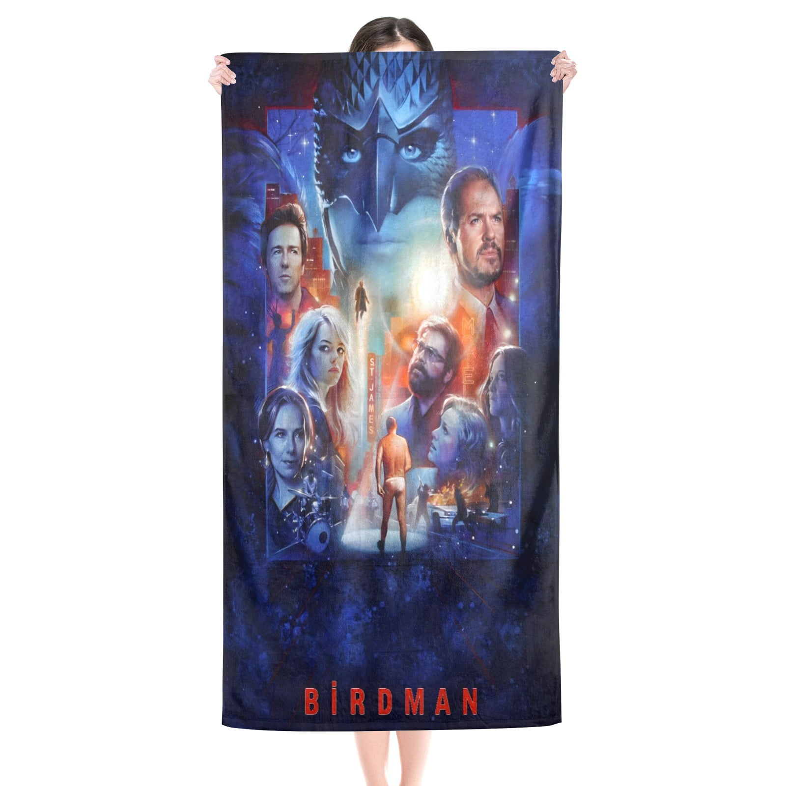 Birdman Double-Side bath Towel.30" x 60" - Walmart.com