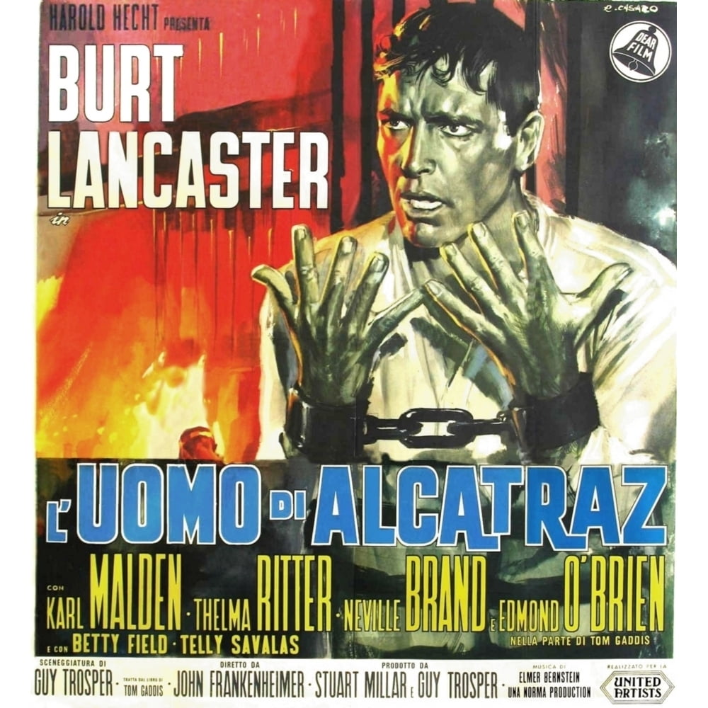 Birdman Of Alcatraz Movie Poster Masterprint - Walmart.com