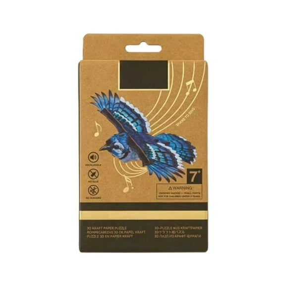 Birds Assembly Kit - Diy Cardboard Model Building Set, 3D Puzzle Craft ...