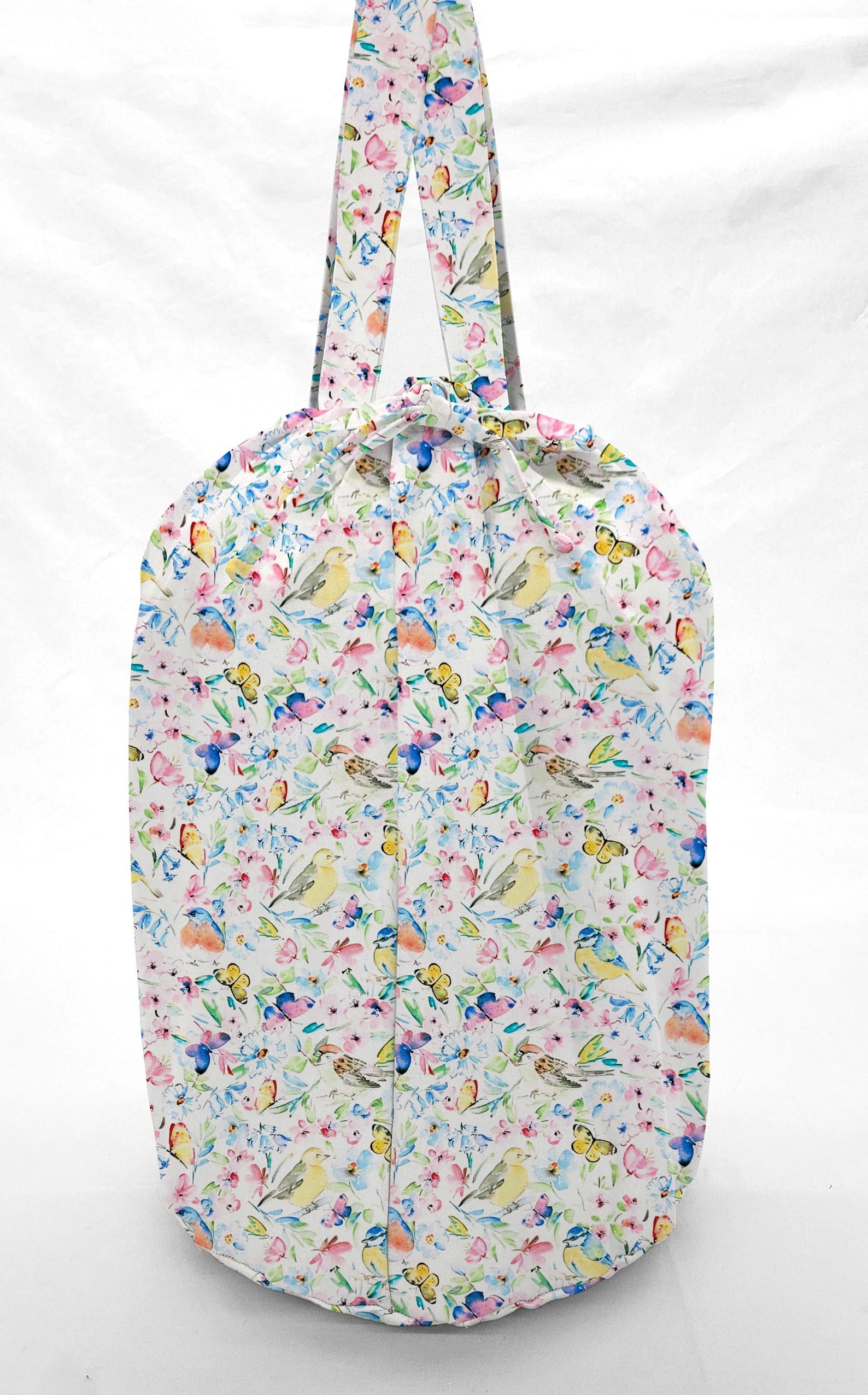 Birds & Butterflies in Blooms 5 Gallon Carboy Bottle Drawstring Carrier ...
