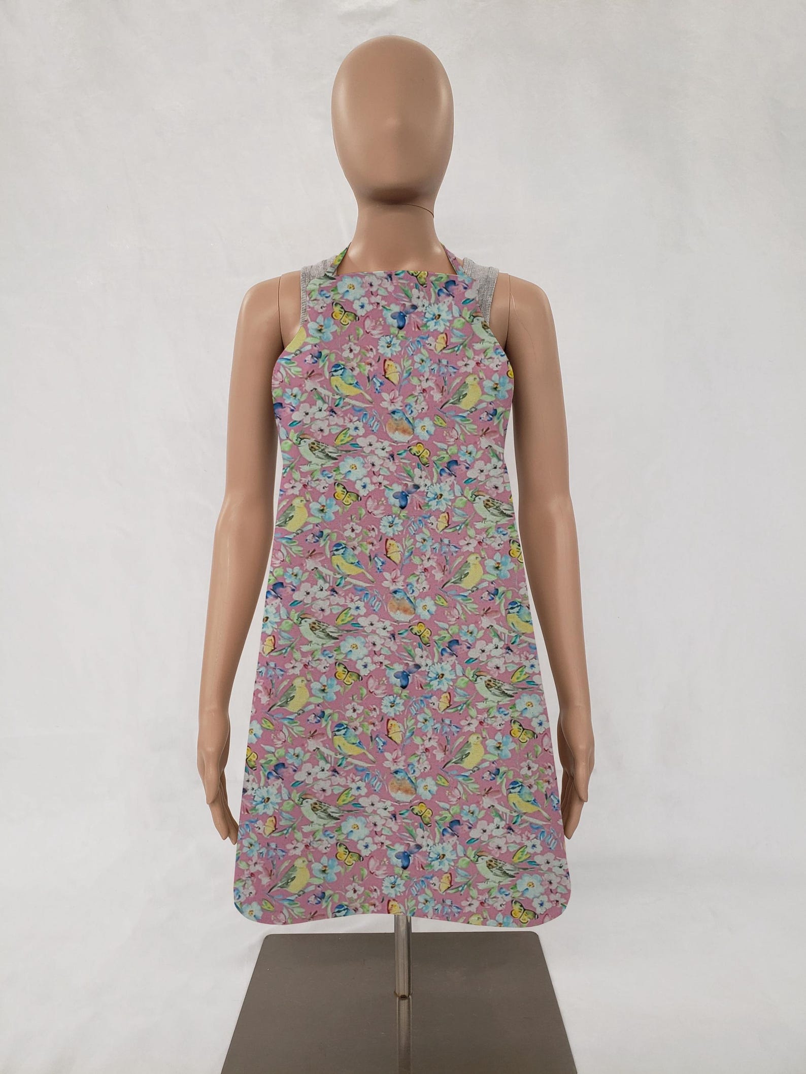 Birds & Butterflies in Blooms Bib Apron by Penny's Needful Things (Pink ...