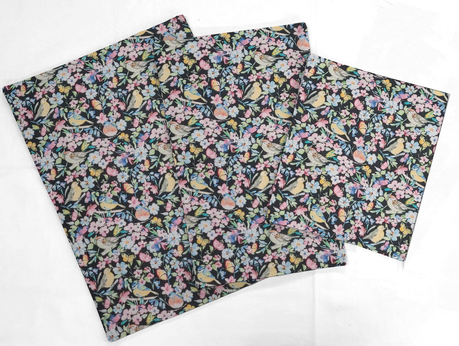 Birds & Butterflies in Blooms Countertop Appliance Slider Mats by Penny ...