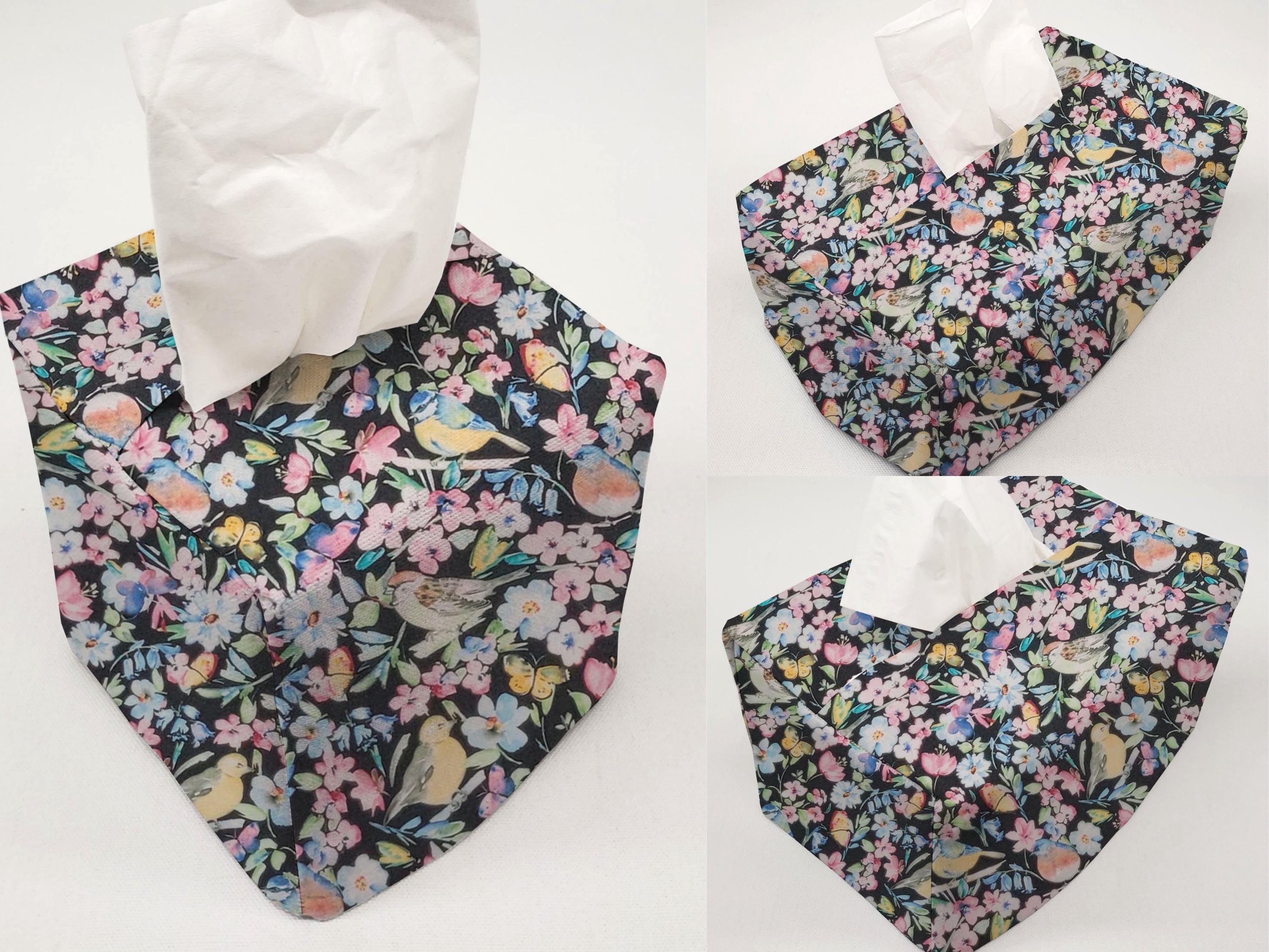 Birds & Butterflies in Blooms Tissue Box Cover by Penny's Needful ...