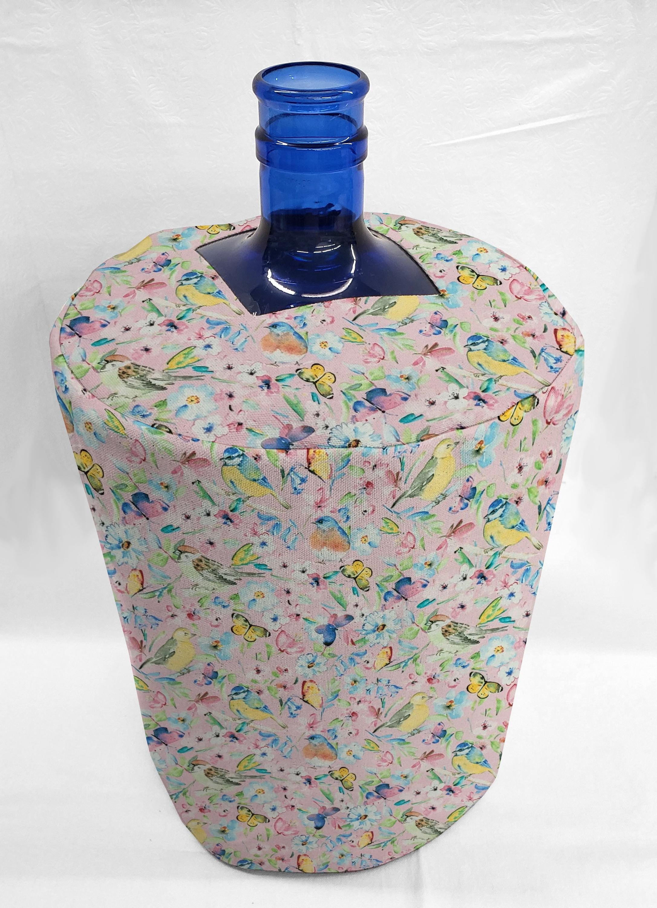 Birds & Butterflies in Blooms Water Bottle Cover by Penny's Needful ...
