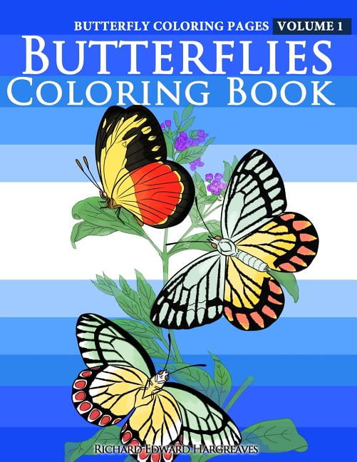 Butterfly Coloring Books for Adults: Butterfly Coloring Pages ...