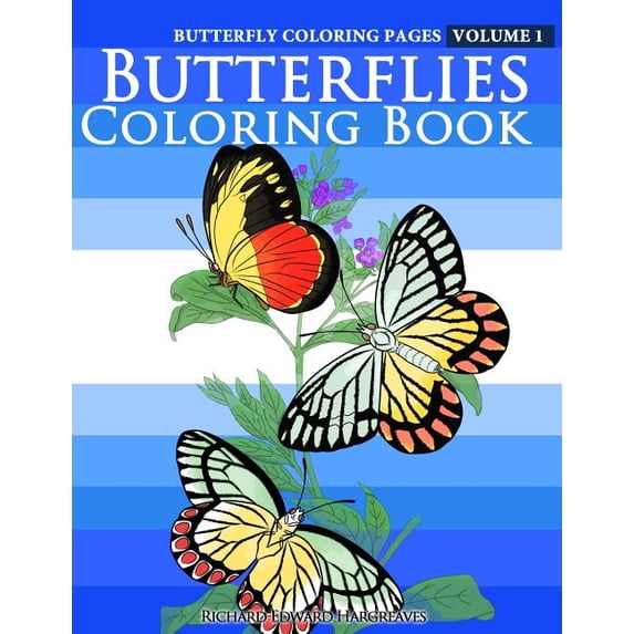 Butterfly Coloring Books for Adults: Butterfly Coloring Pages ...