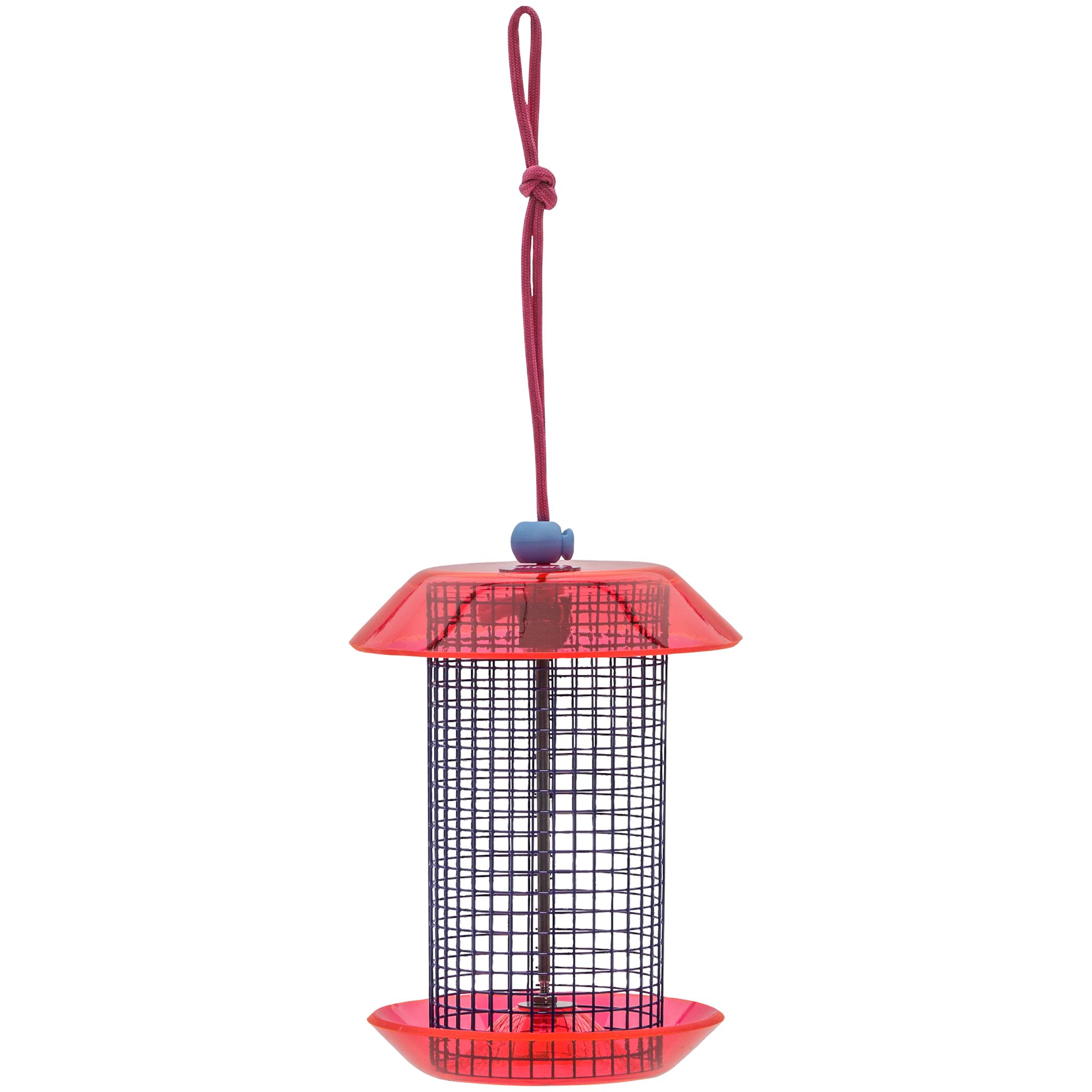 Birds Choice Bird Tube Feeders, 0.75 lbs Capacity, Blue/Fuchsia ...