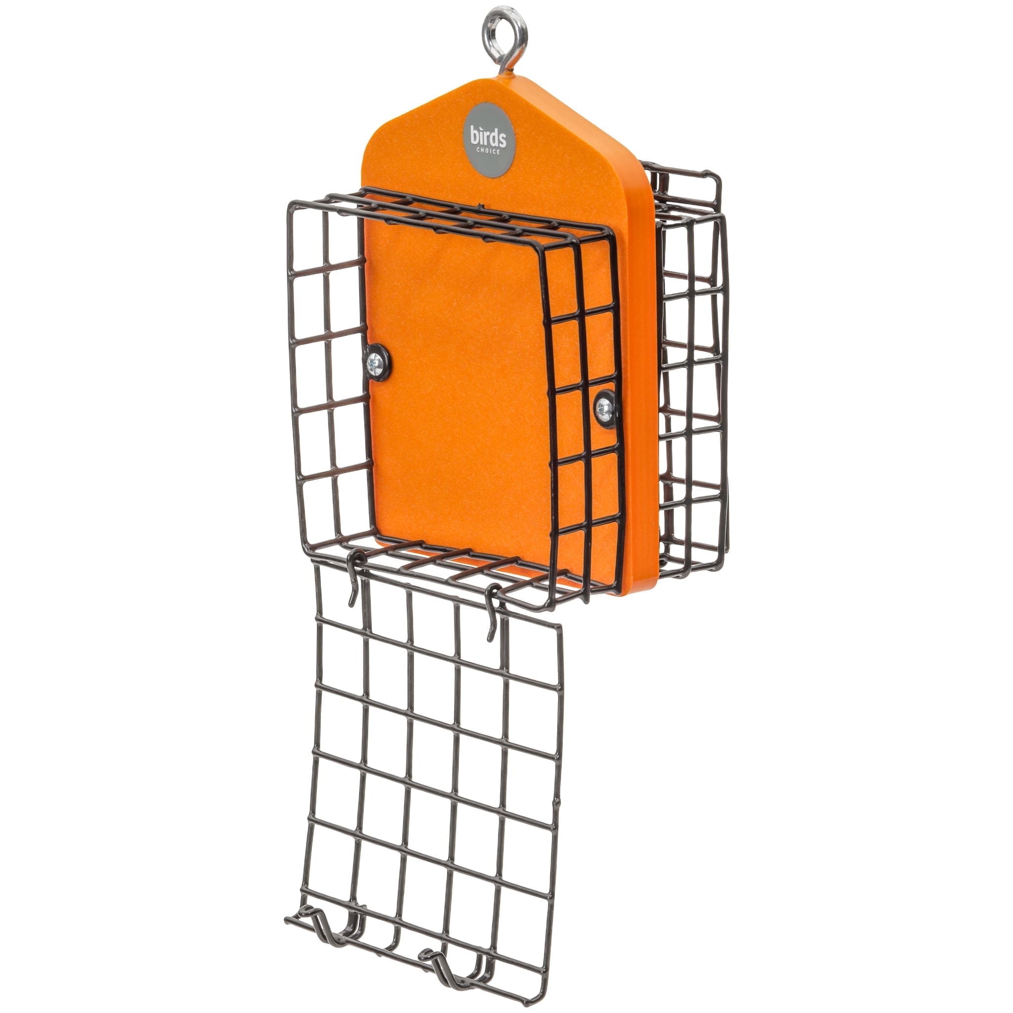 Birds Choice 8" Recycled Plastic 2-Cage Suet Feeder, Orange - Walmart.com