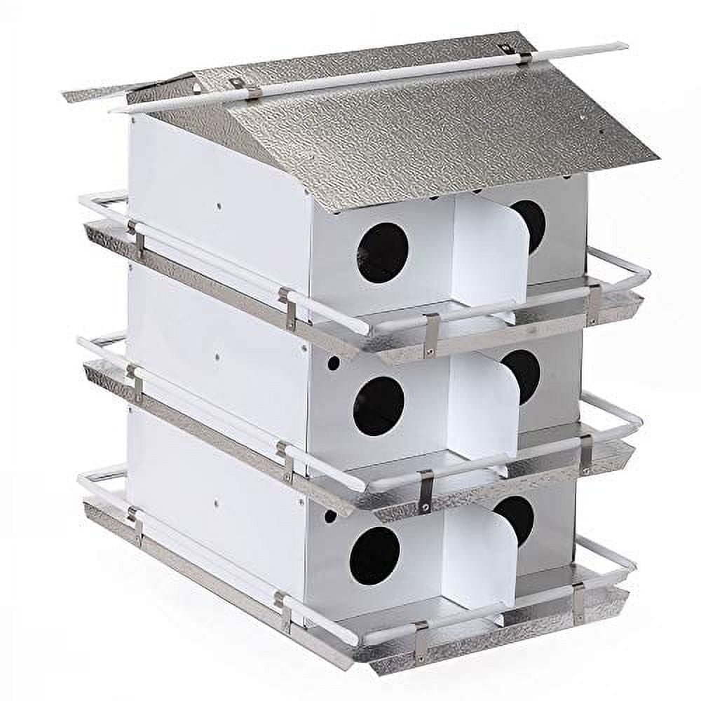 Birds Choice PMC12 Purple Martin Bird House Coates Round Entrance Holes ...